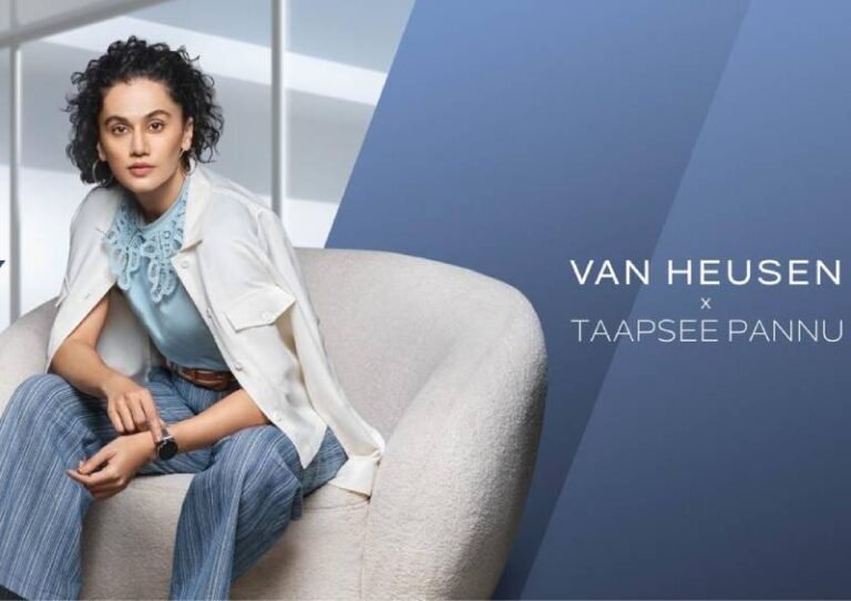 Van Heusen Partners with Taapsee Pannu As New Brand Ambassador ...