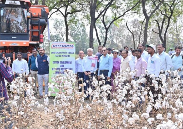 CITI–CDRA Showcases Machine Cotton Harvesting Demo In Nagpur - Textile ...